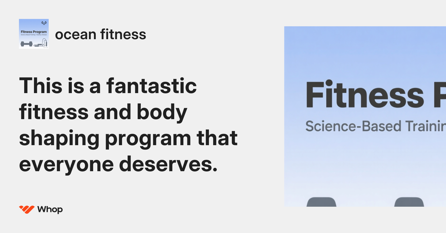 ocean fitness | Whop