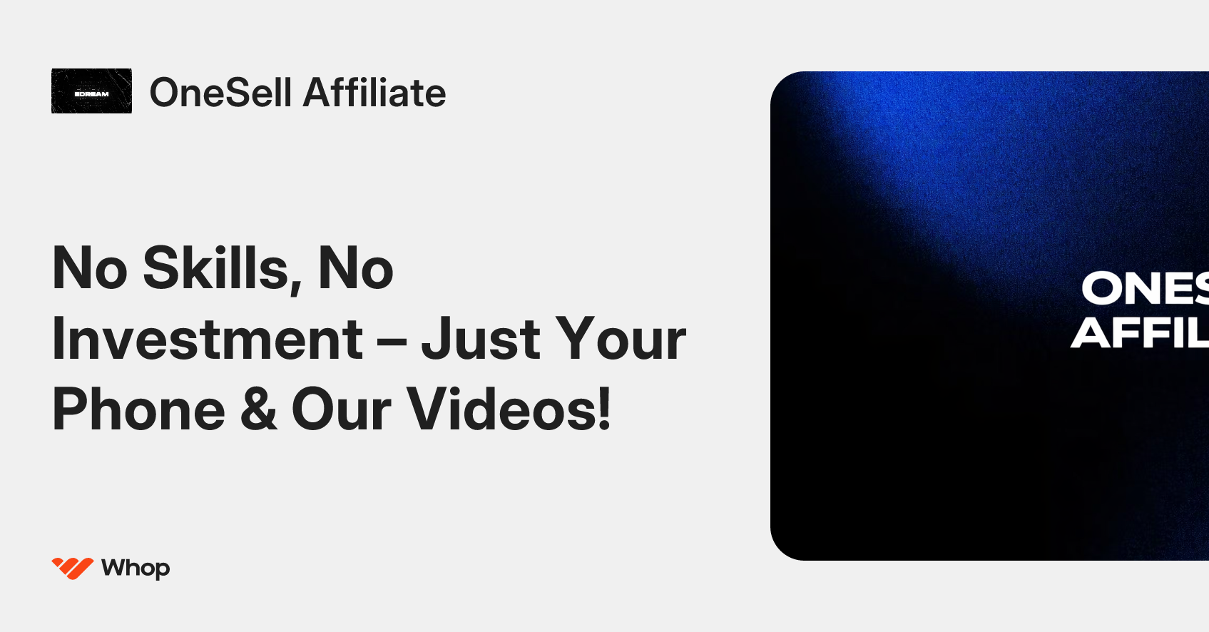 OneSell Affiliate | Whop