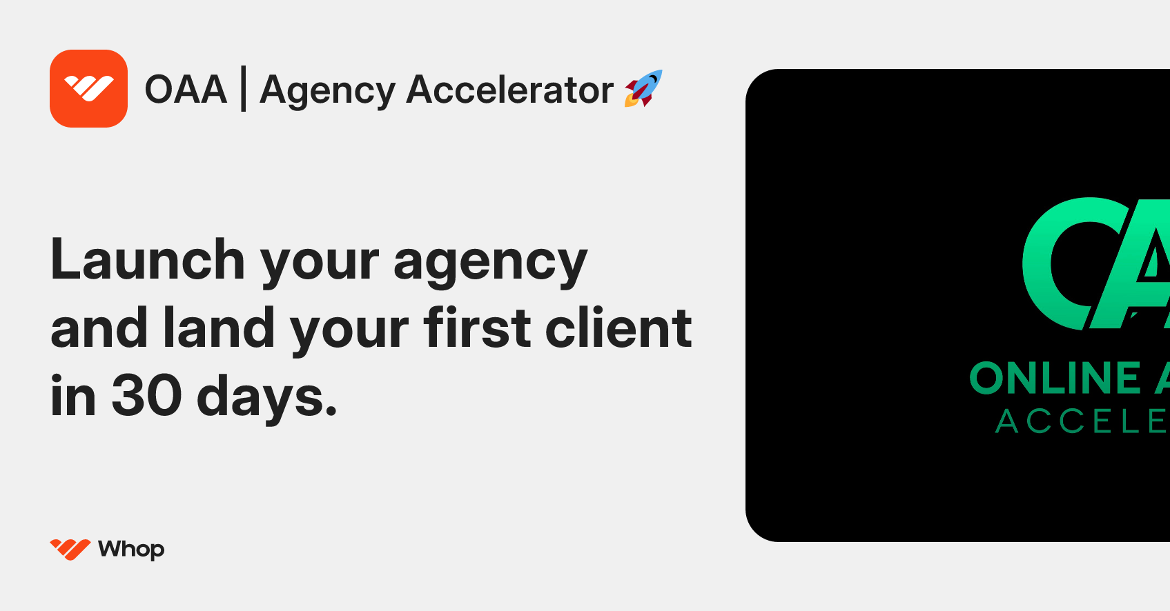 OAA | Agency Accelerator 🚀 | Whop
