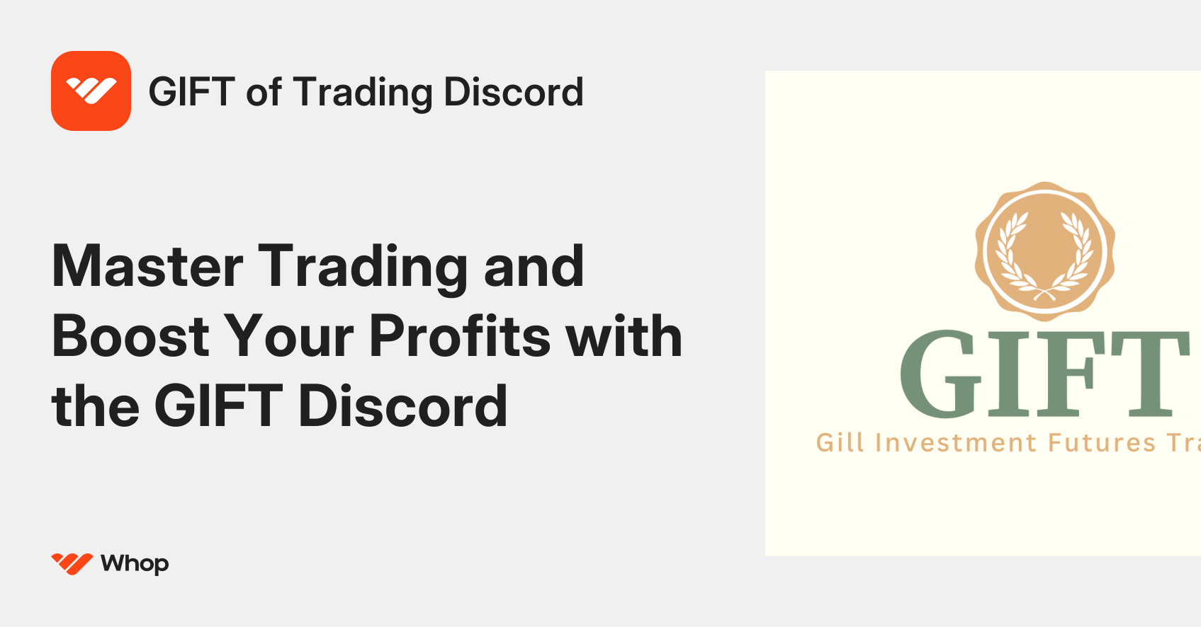 GIFT of Trading Discord | Whop