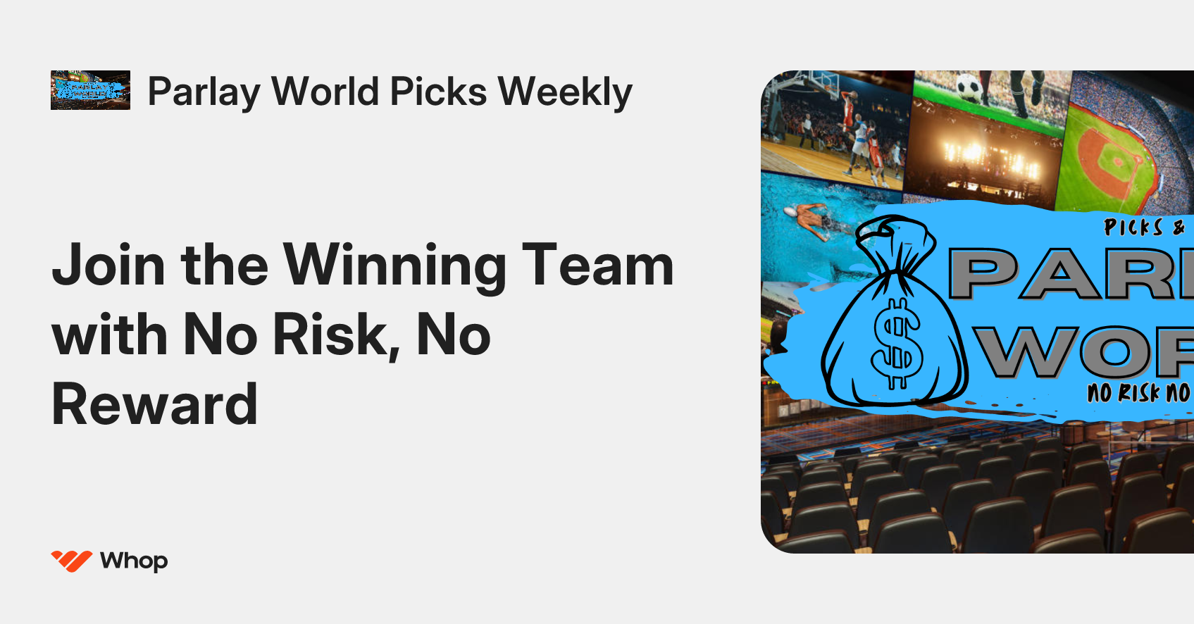 Parlay World Picks Weekly | Whop