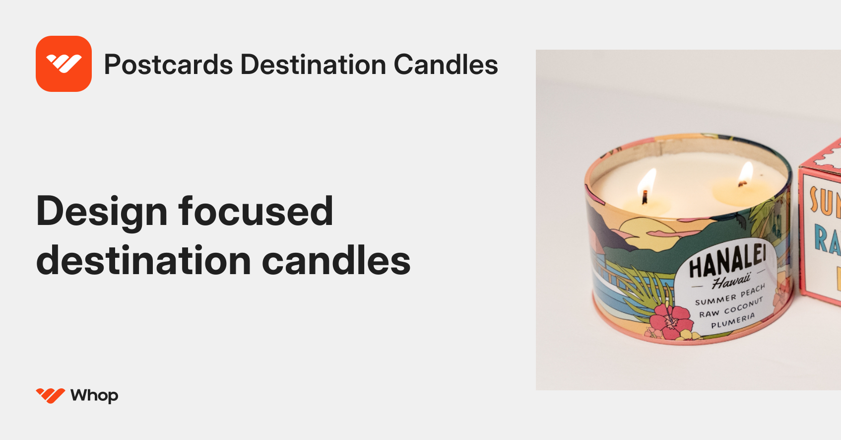 Postcards Destination Candles