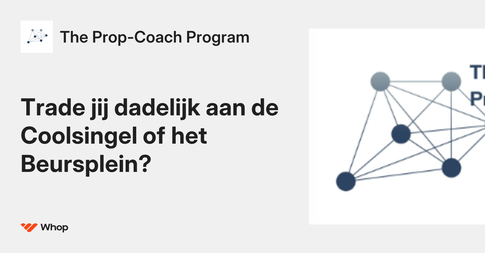 The Prop-Coach Program | Whop
