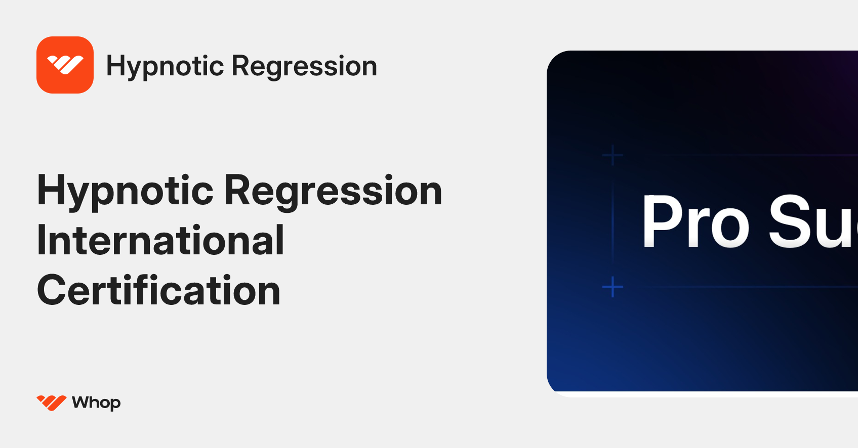 Hypnotic Regression | Whop
