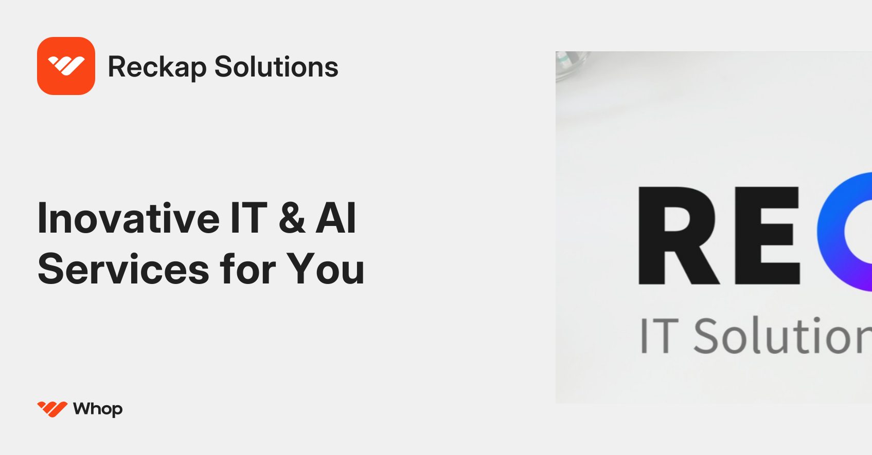 Reckap Solutions | Whop
