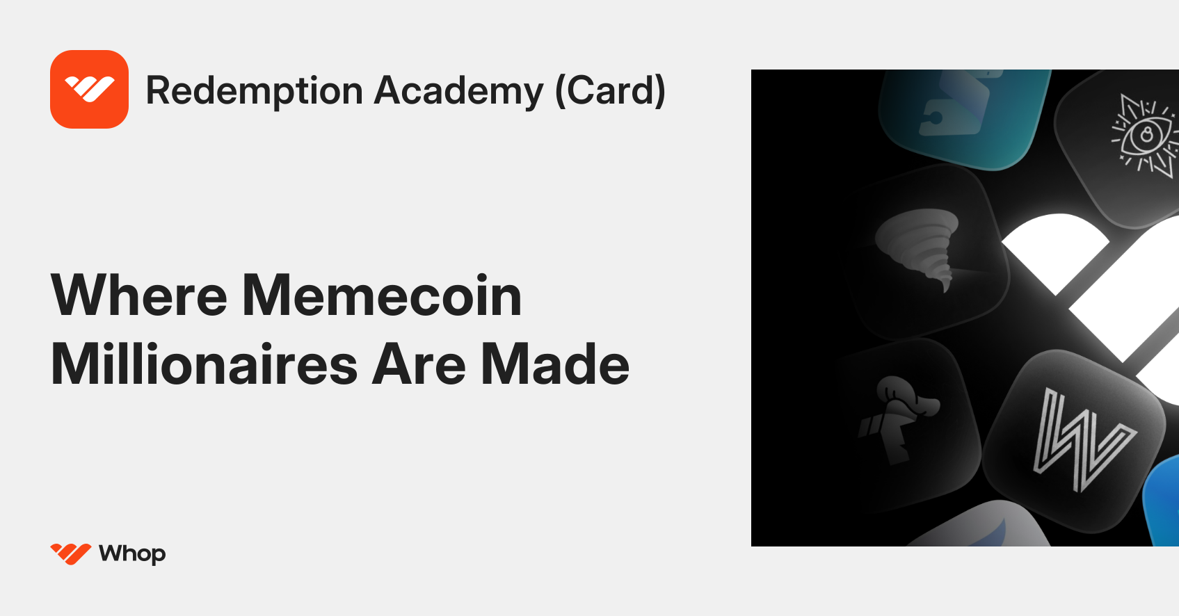 Redemption Academy (Card) | Whop