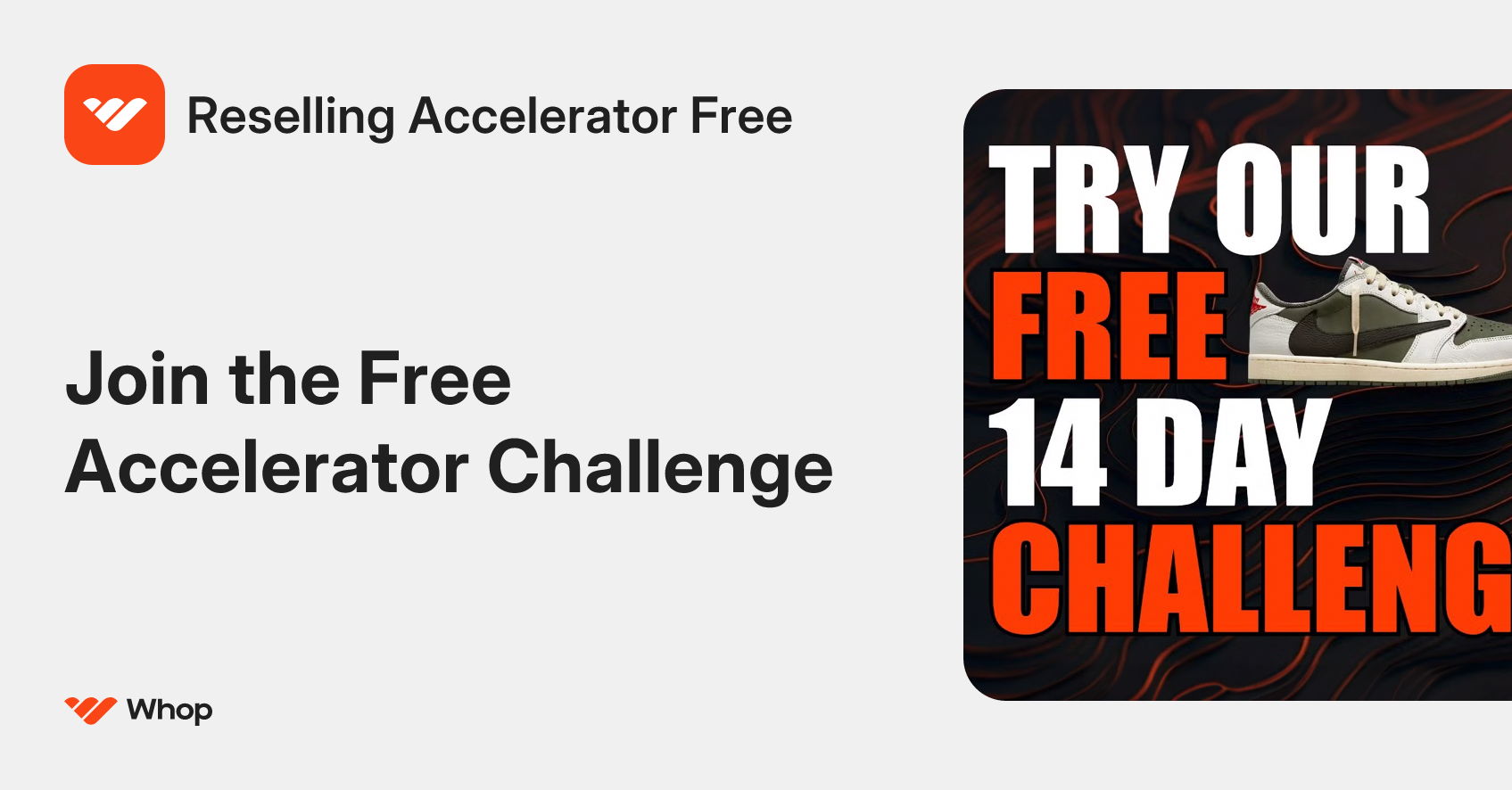 Reselling Accelerator Free | Whop