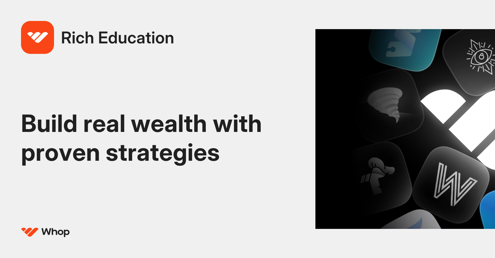 Rich Education | Whop