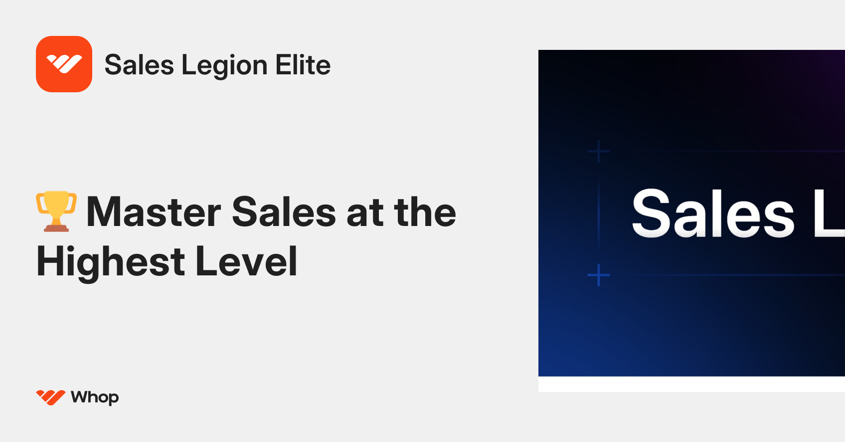 Sales Legion Elite | Whop