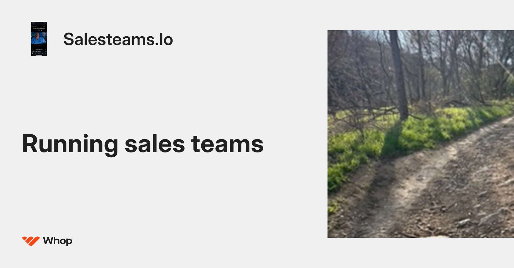 Sales Training | Whop