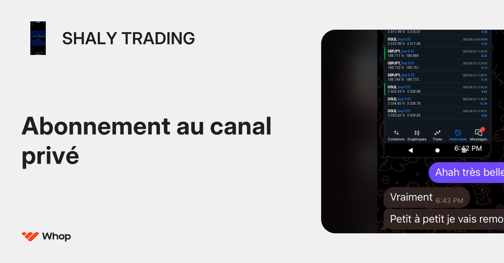 SHALY TRADING | Whop