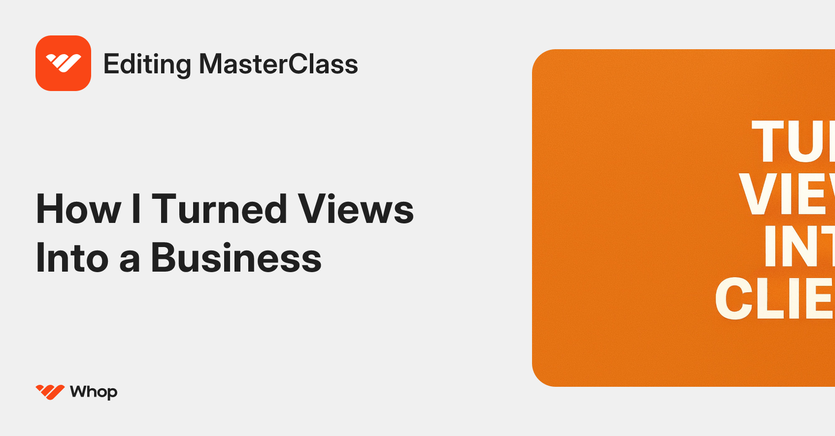 Viral Editing Blueprint | Whop