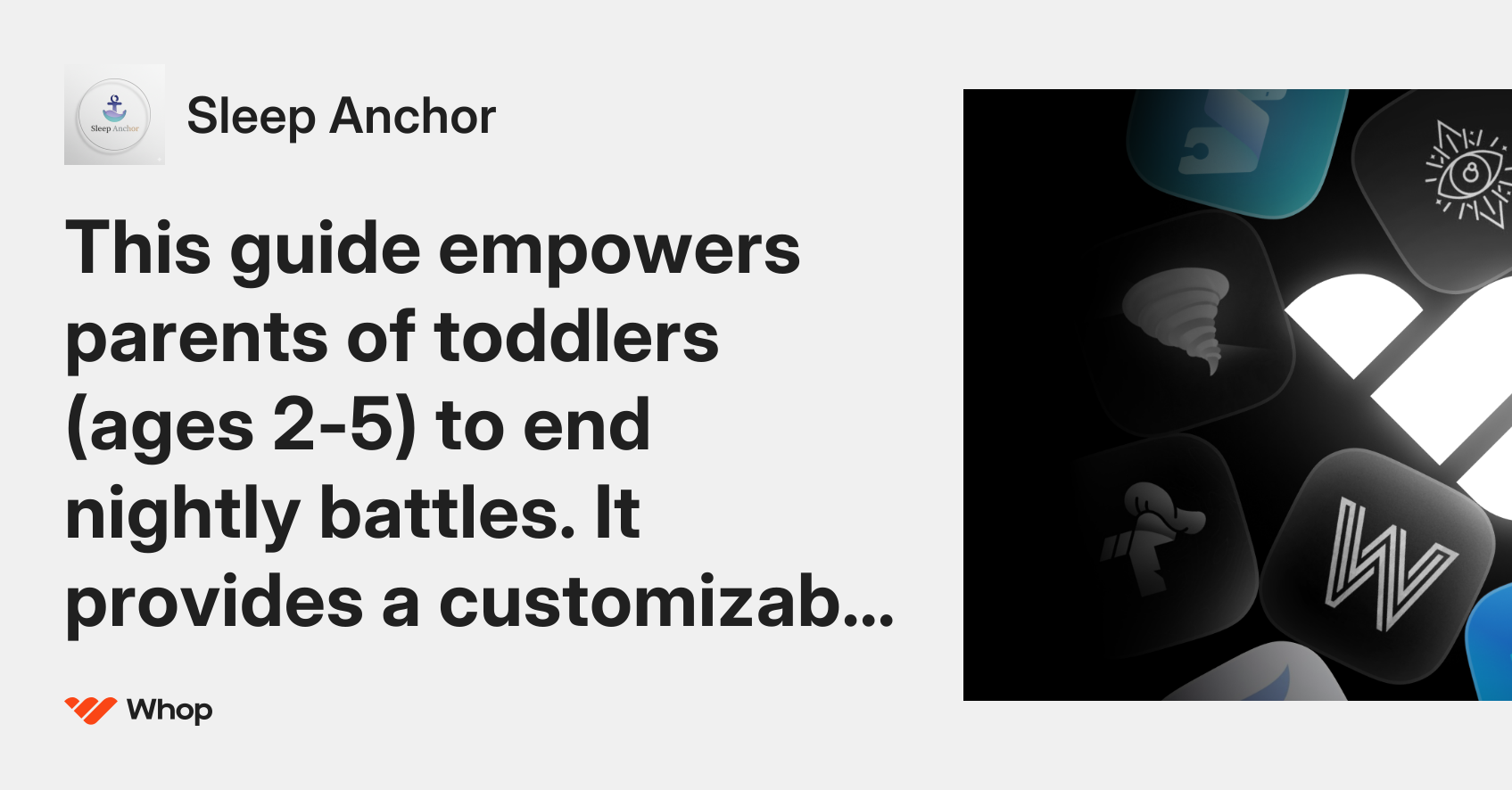Sleep Anchor | Whop