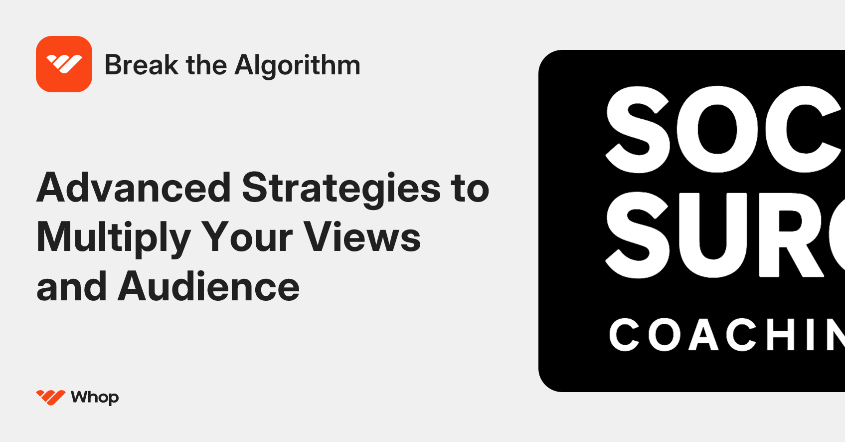 Break the Algorithm | Whop