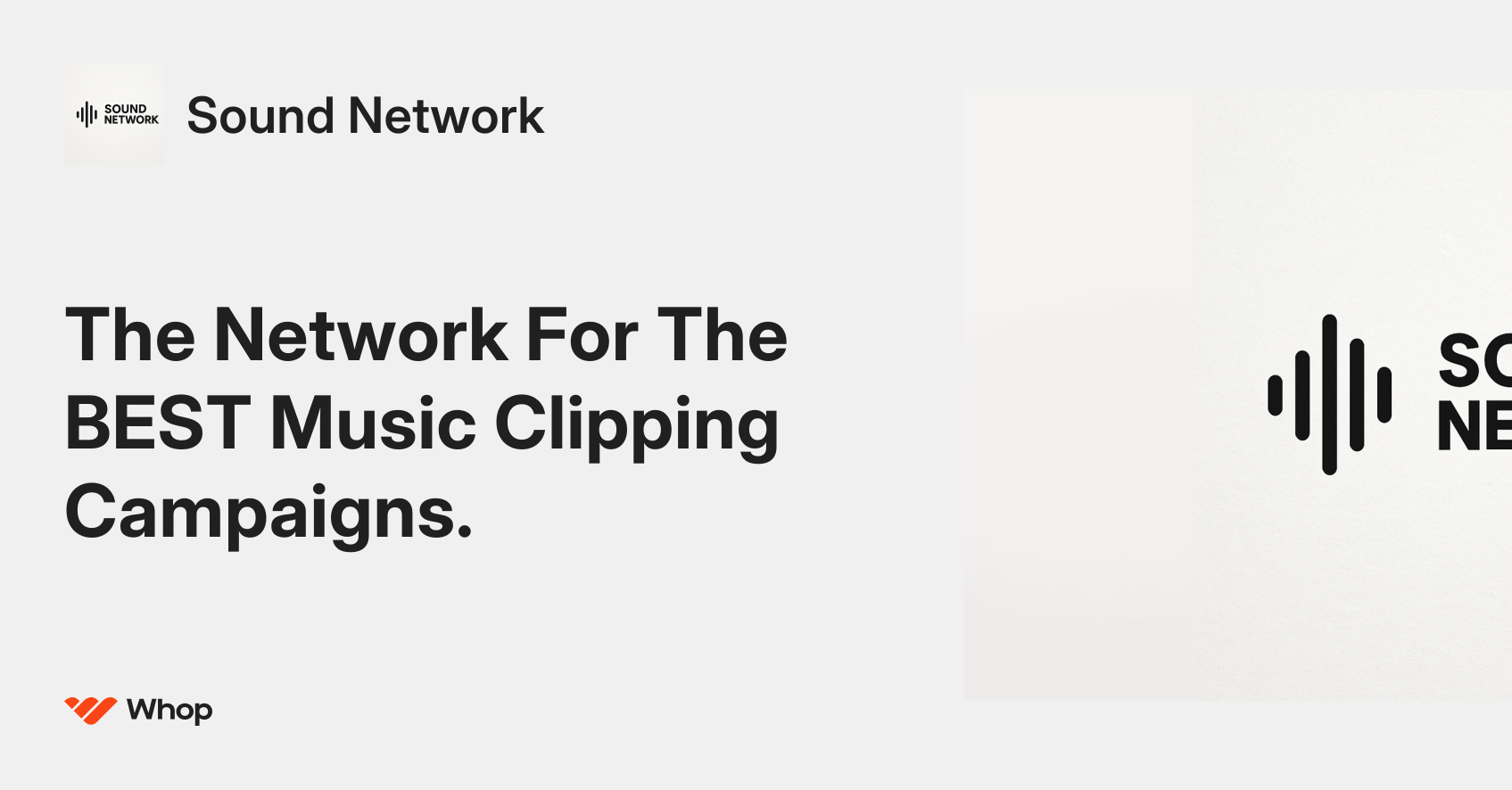 Sound Network | Whop