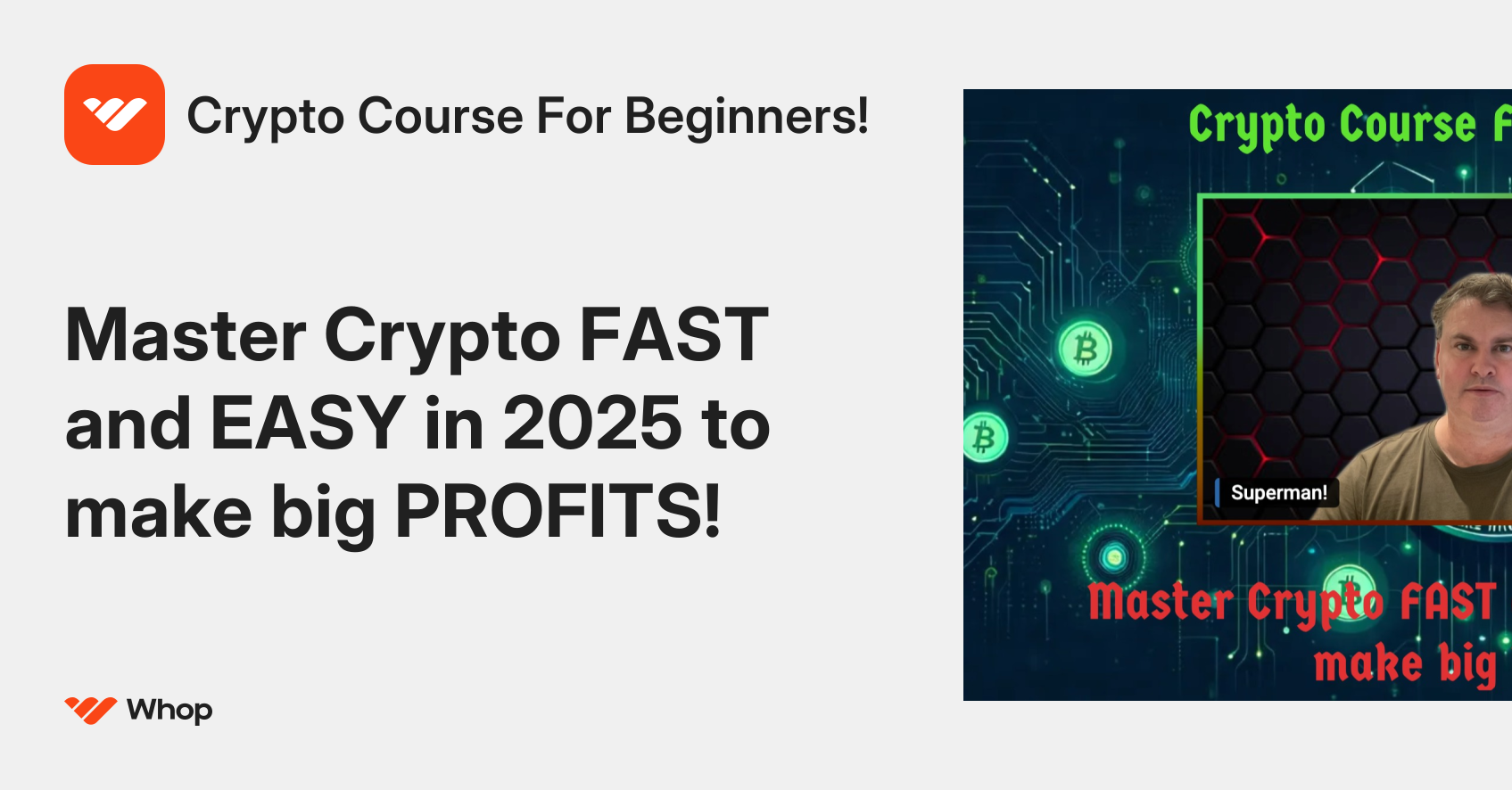 Crypto Course For Beginners! | Whop