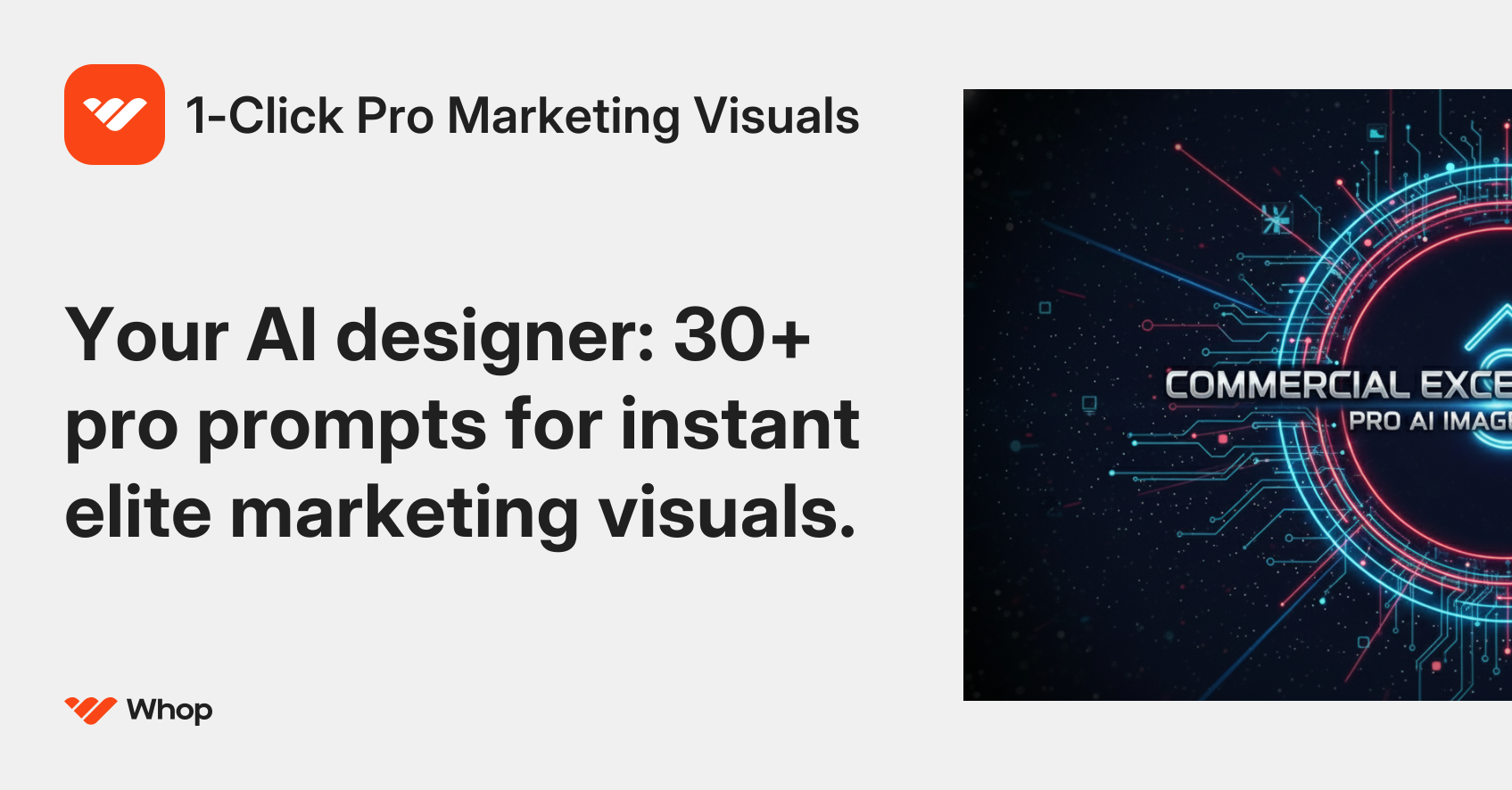 1-Click Pro Marketing Visuals | Whop