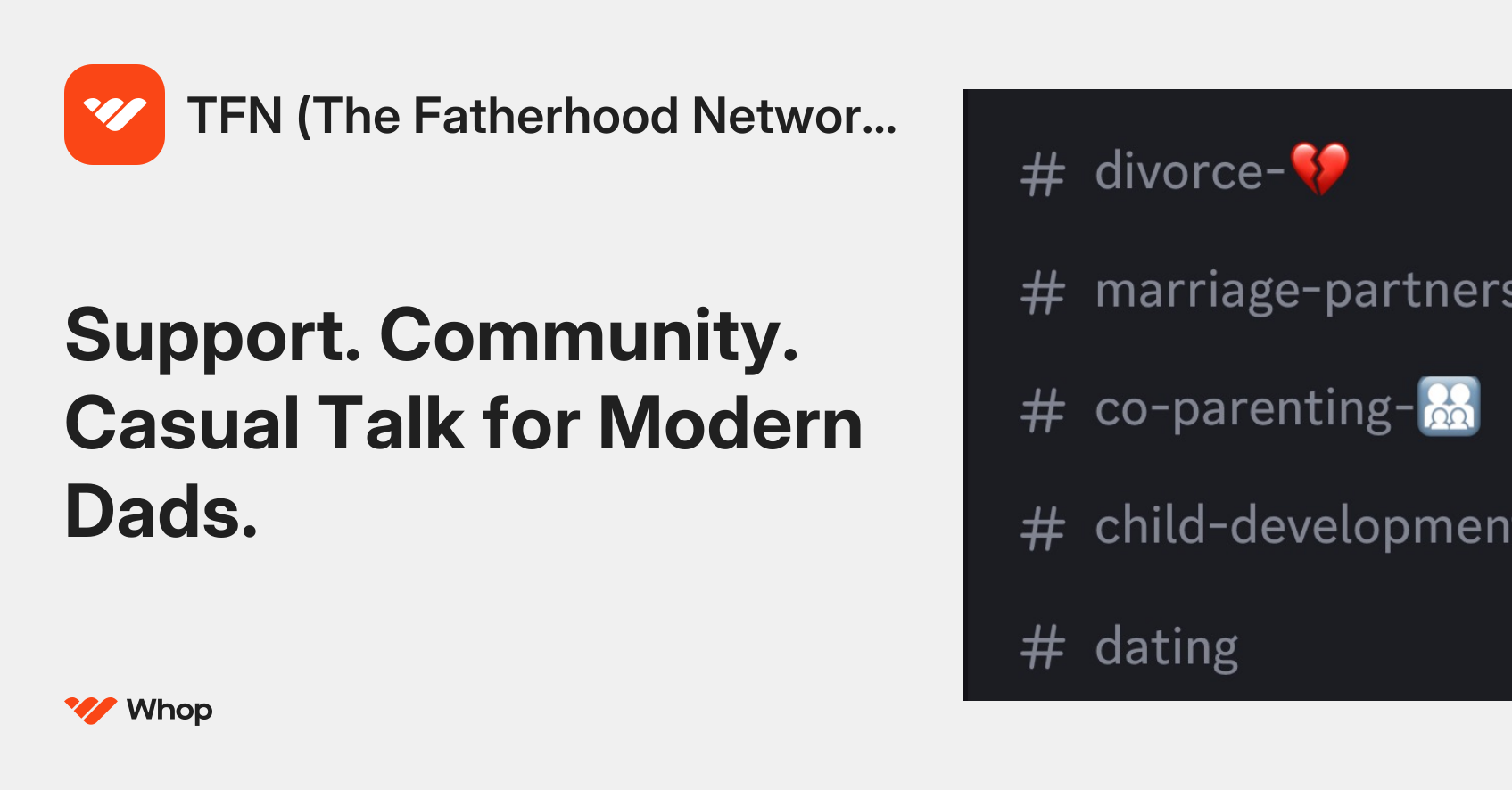 TFN (The Fatherhood Network) | Whop