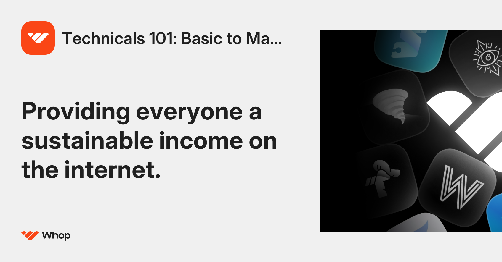 Technicals 101: Basic to Ma... | Whop