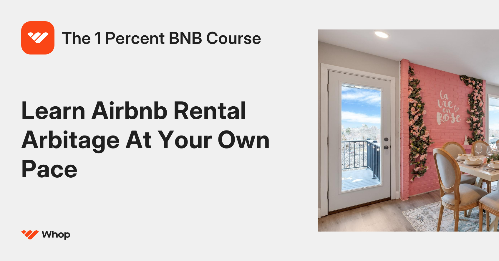 The 1 Percent BNB Course | Whop