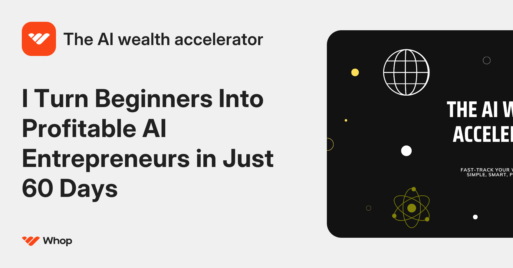 The AI wealth accelerator | Whop