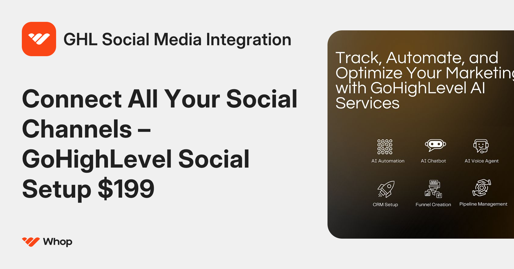 GHL Social Media Integration | Whop