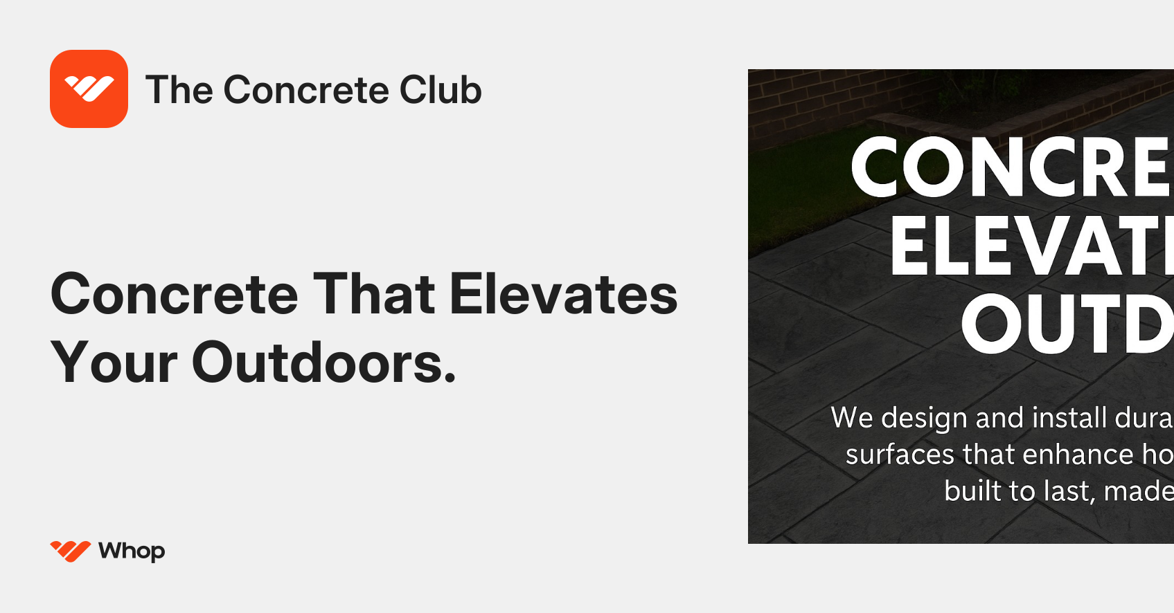 The Concrete Club | Whop