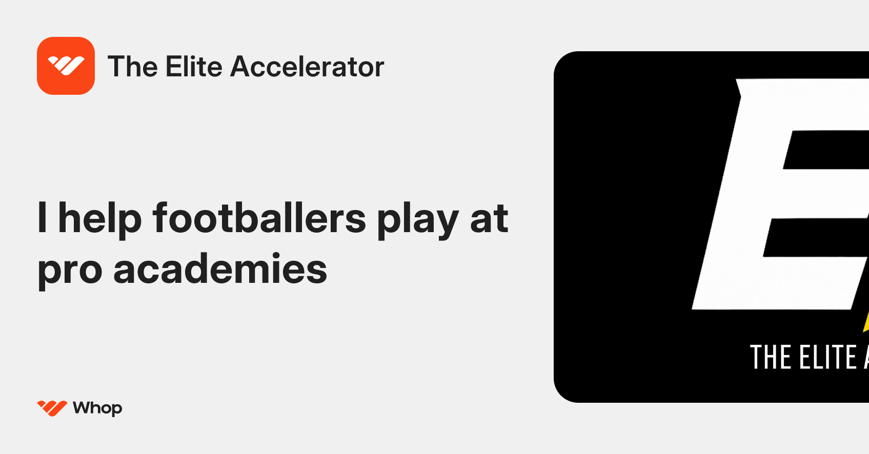 The Elite Accelerator | Whop