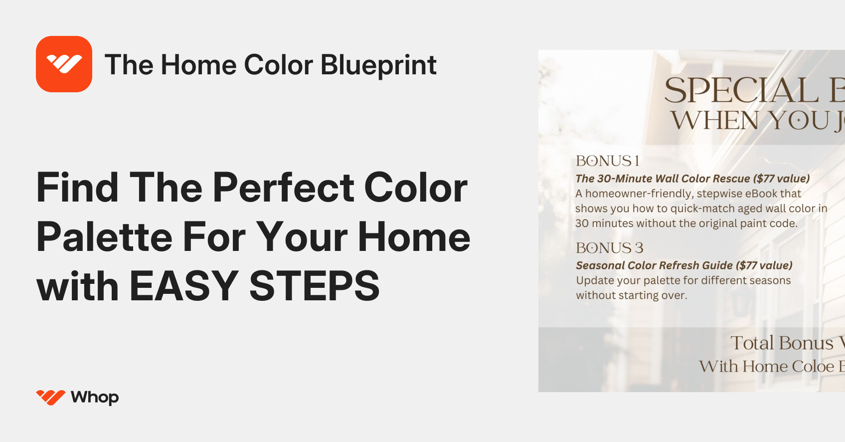 The Home Color Blueprint | Whop