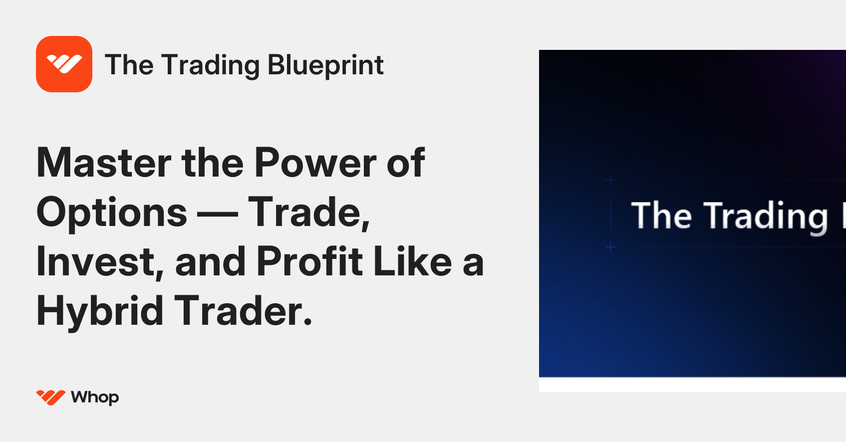 The Trading Blueprint | Whop