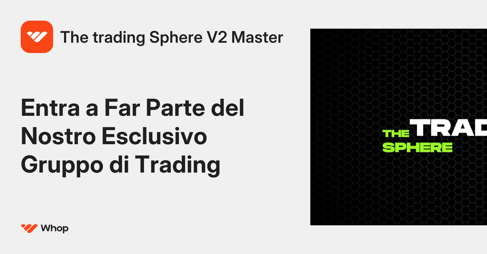 The trading Sphere V2 Master | Whop