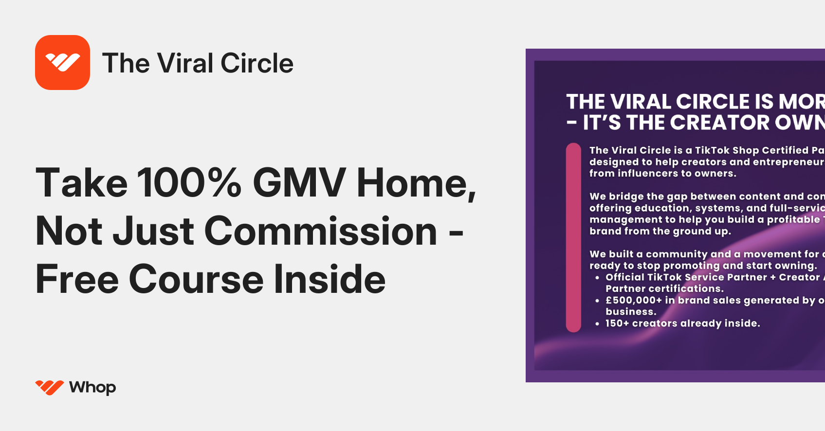 The Viral Circle | Whop