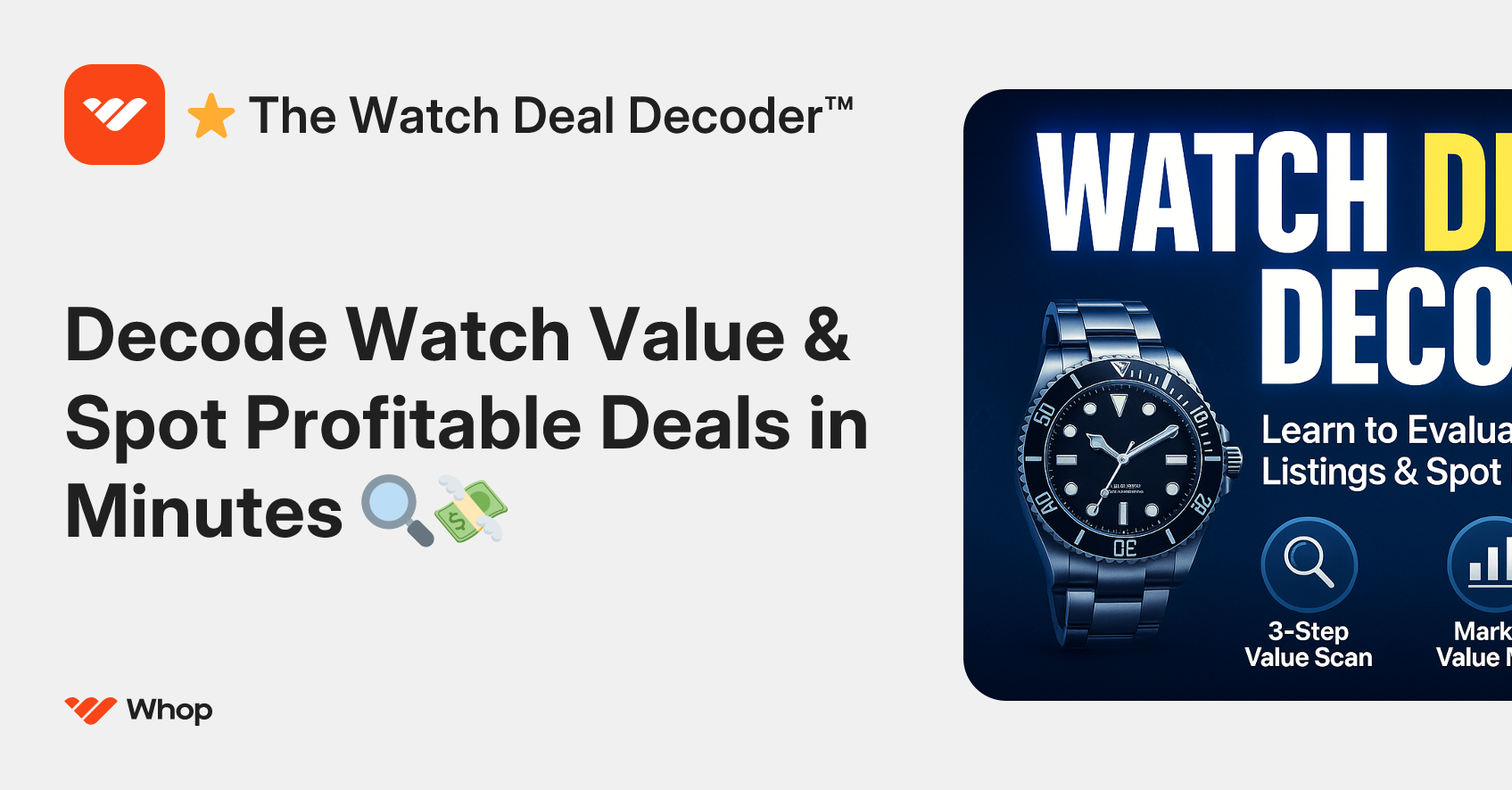 ⭐ The Watch Deal Decoder™ | Whop