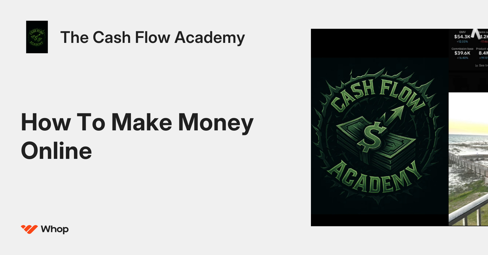 The Cash Flow Academy | Whop