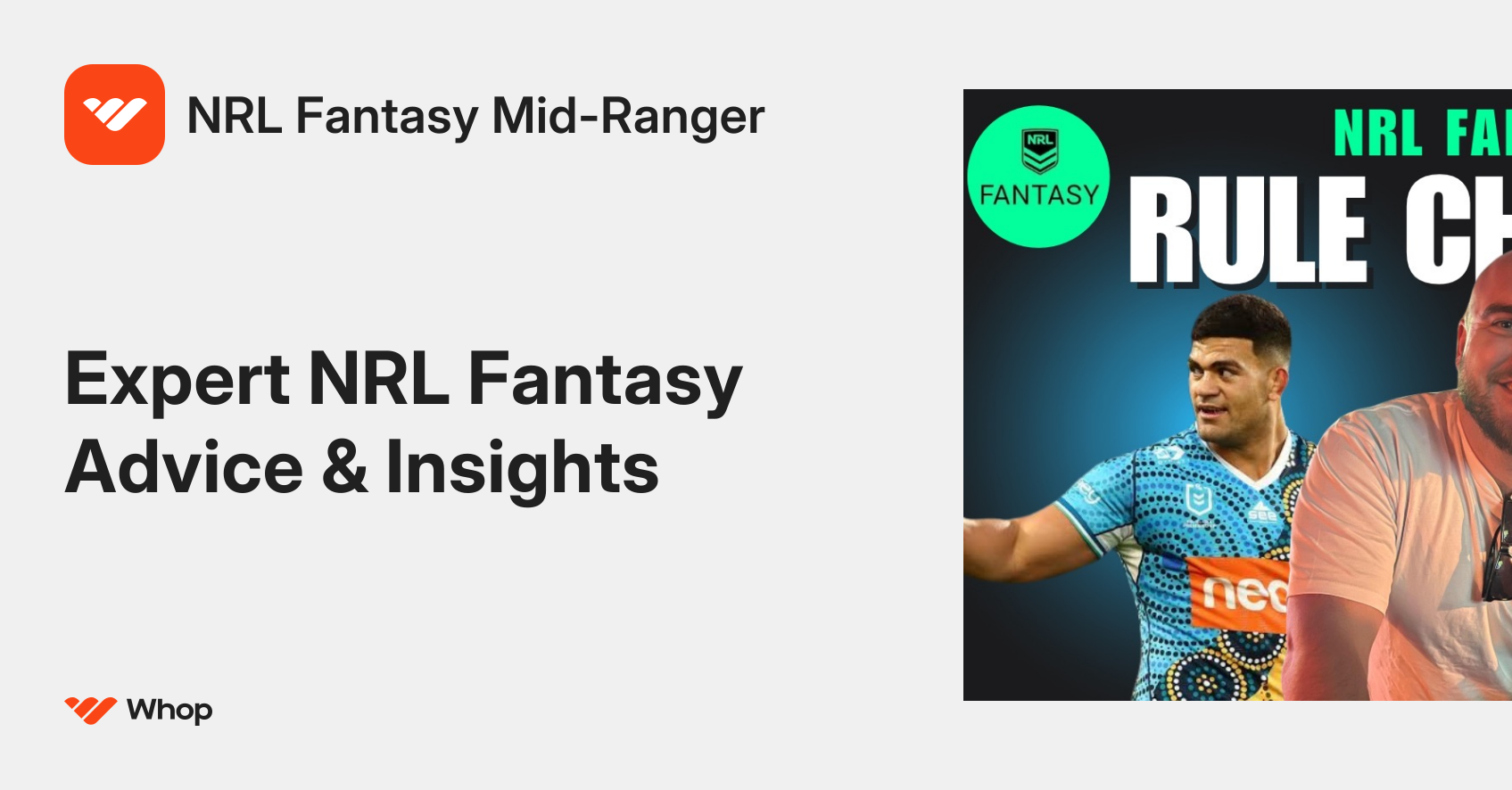 NRL Fantasy Mid-Ranger | Whop