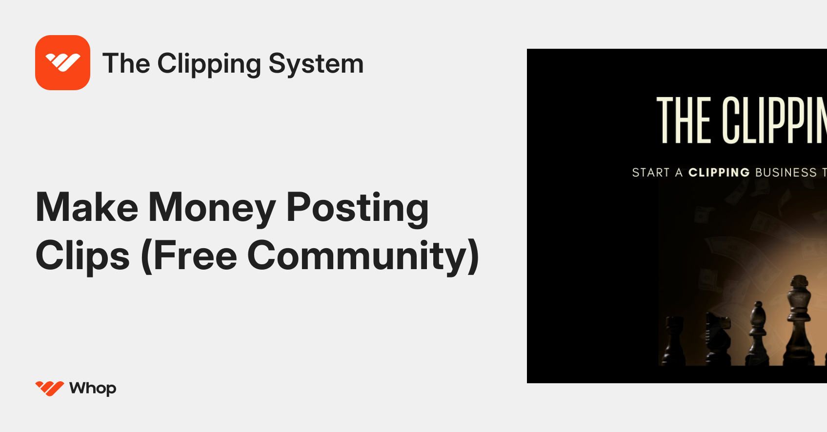 The Clipping System | Whop