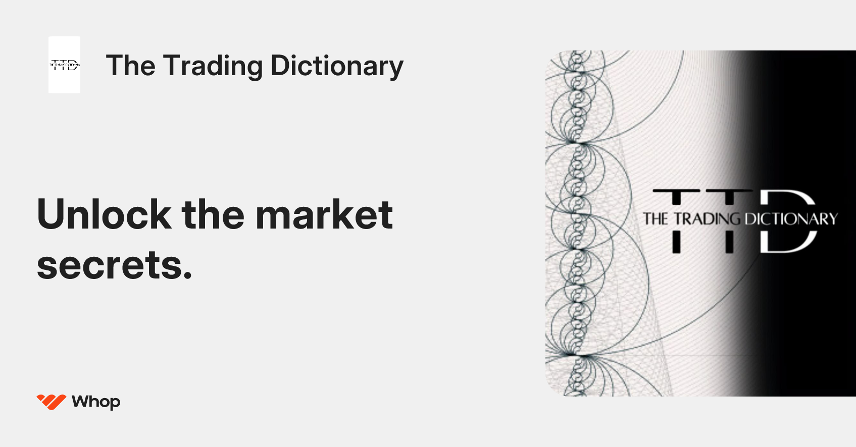 The Trading Dictionary | Whop