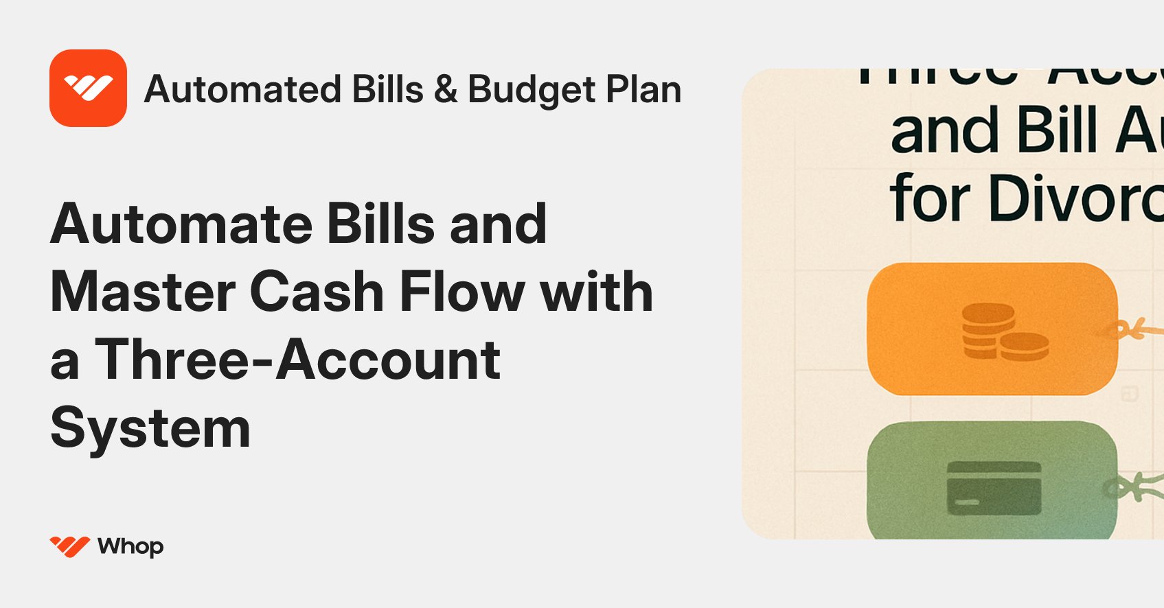 Automated Bills & Budget Plan | Whop