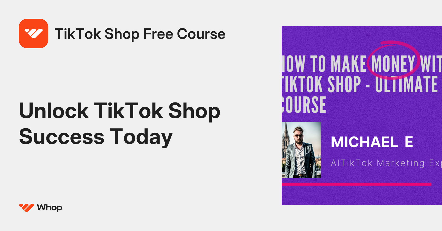 TikTok Shop Free Course | Whop