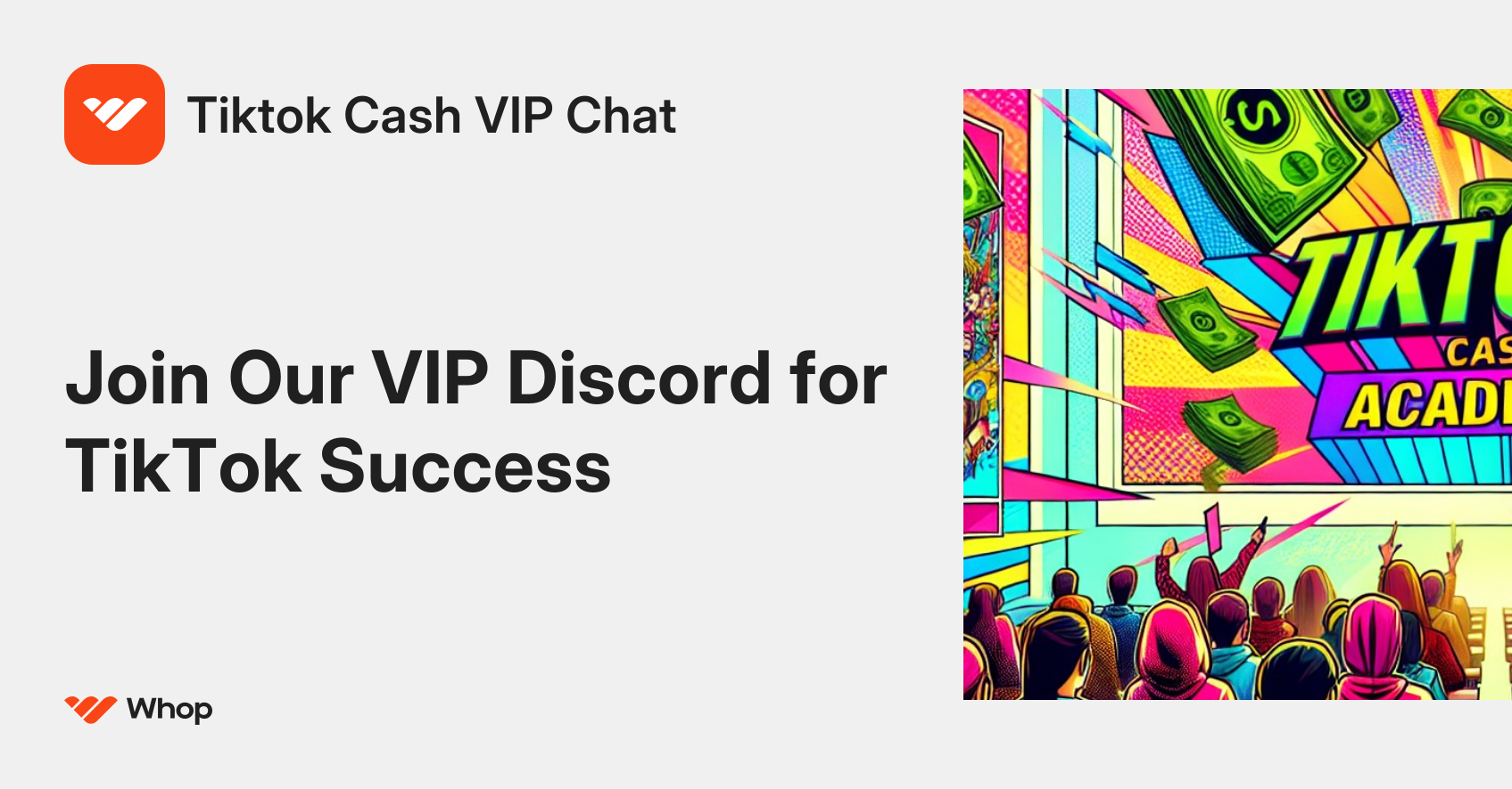 Tiktok Cash VIP Chat
