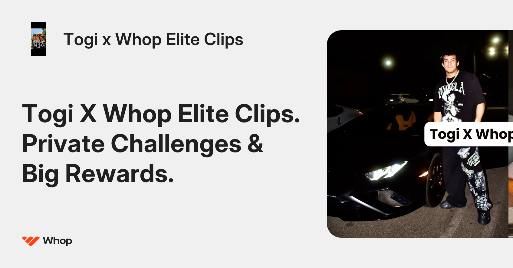 Togi x Whop Elite Clips | Whop