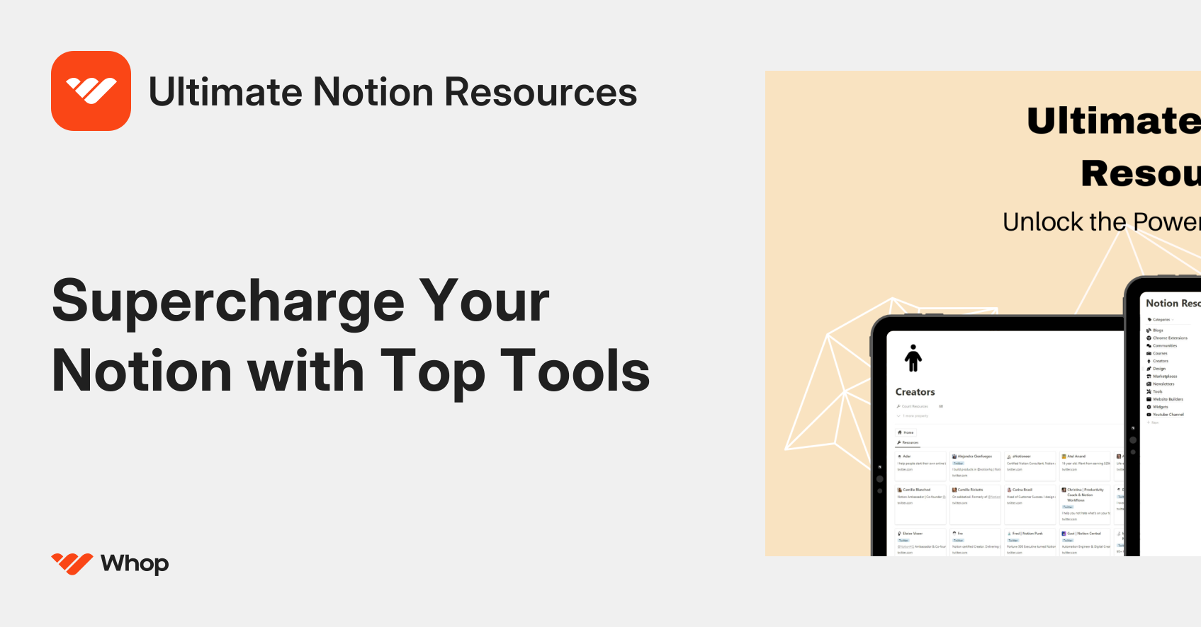 Ultimate Notion Resources | Whop