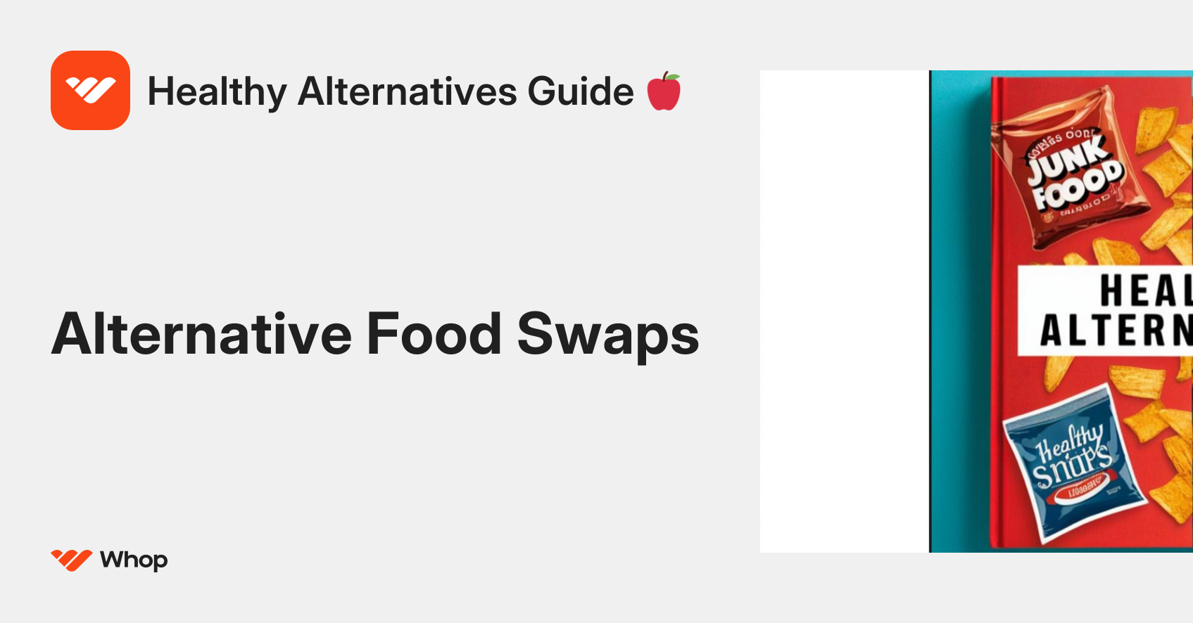 Healthy Alternatives Guide 🍎 | Whop