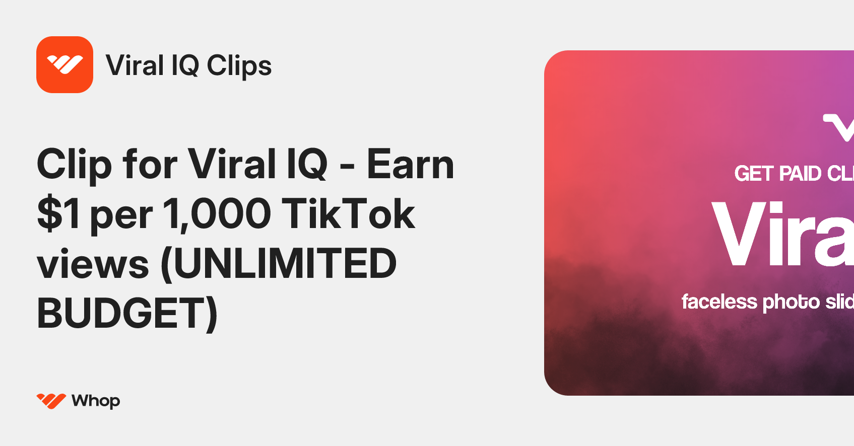 Viral IQ Clips | Whop