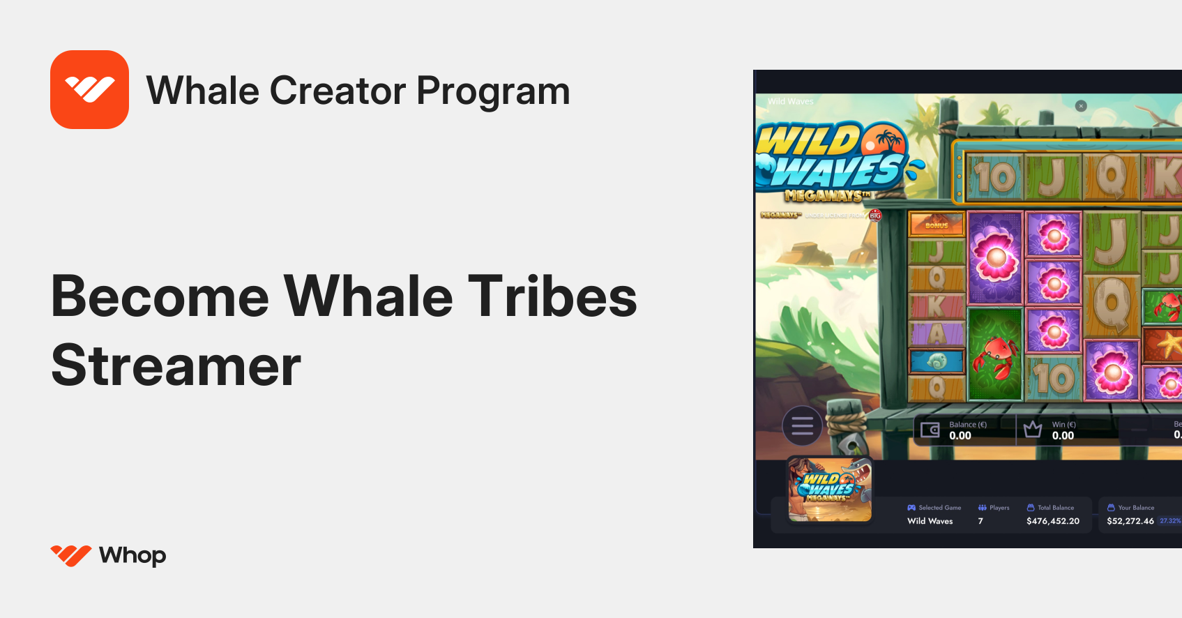 Whale Creator Program | Whop
