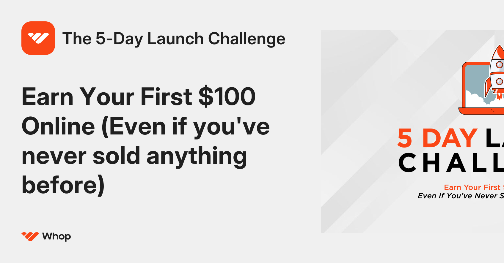 The 5-Day Launch Challenge | Whop
