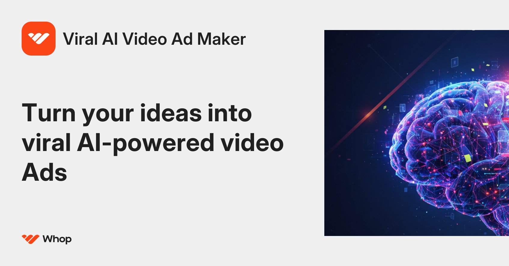 Viral AI Video Ad Maker | Whop