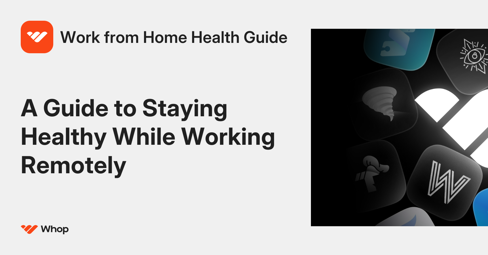 Work from Home Health Guide | Whop