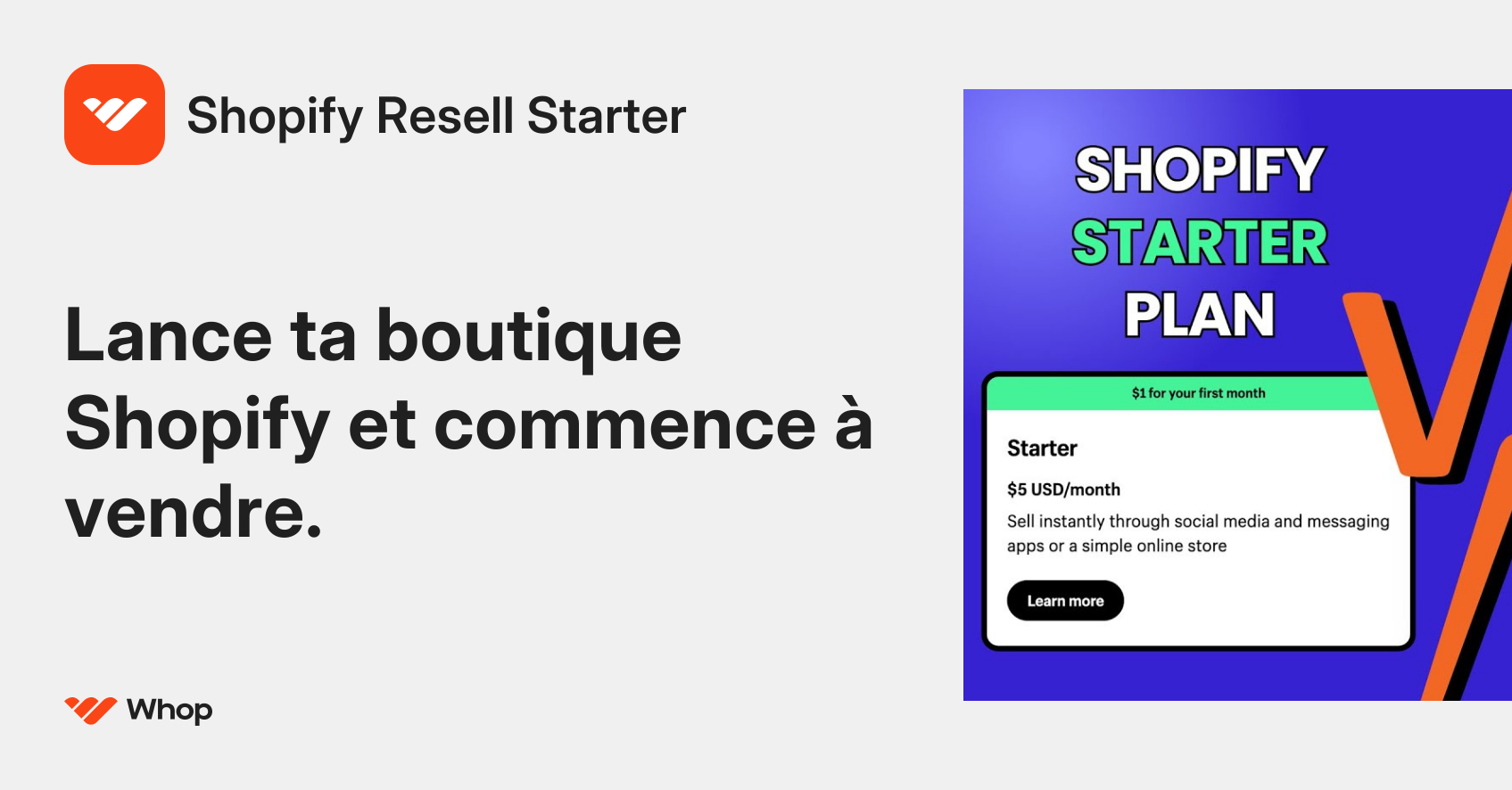 Shopify Resell Starter | Whop