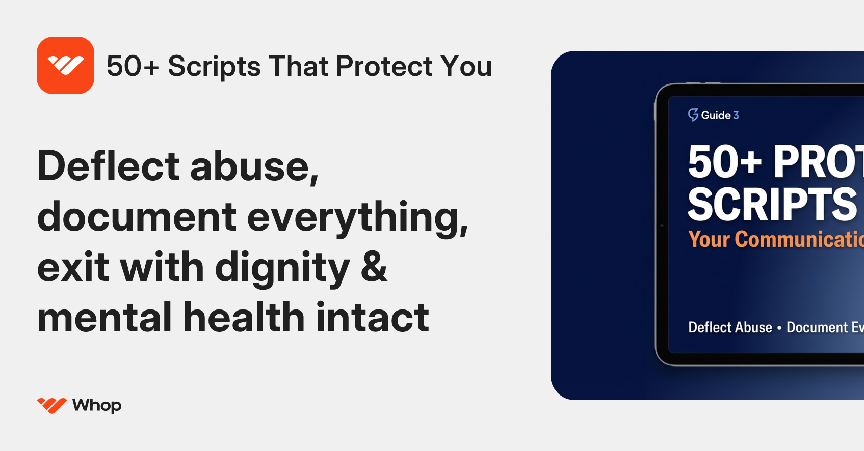 50+ Scripts That Protect You | Whop